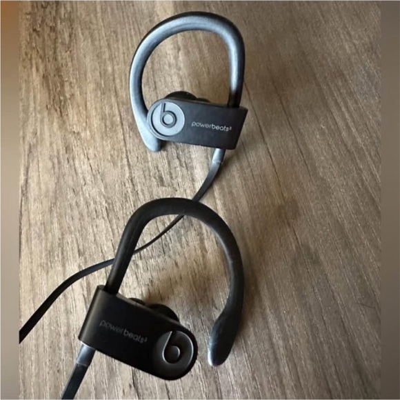 Headphones | Beats Powerbeats3 Wireless Earphones Black And Gray | Poshmark